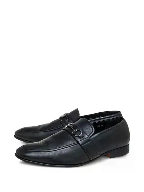 FERRAGAMO Gancini Leather Loafers