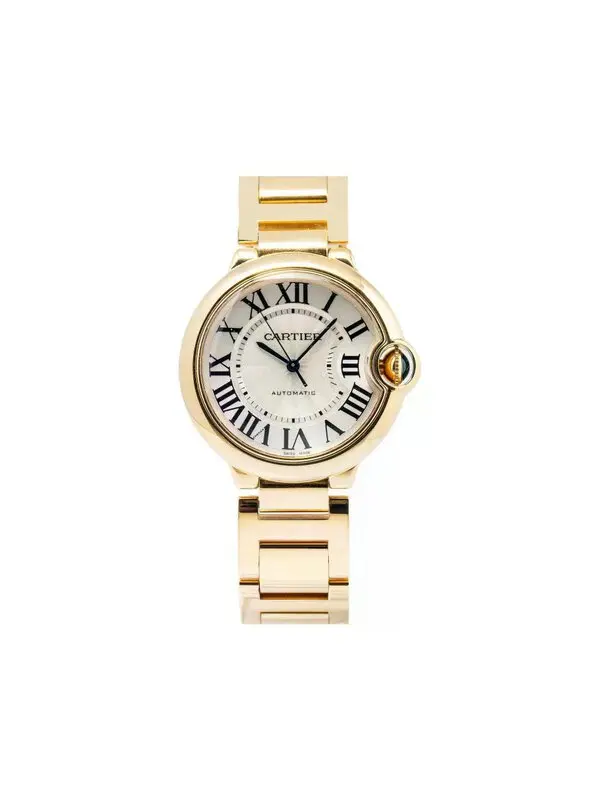 CARTIER Ballon Bleu 18k Yellow Gold 36mm - Silver