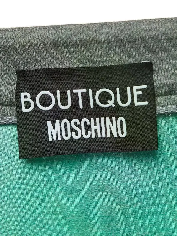Moschino Panelled Tweed Midi Skirt