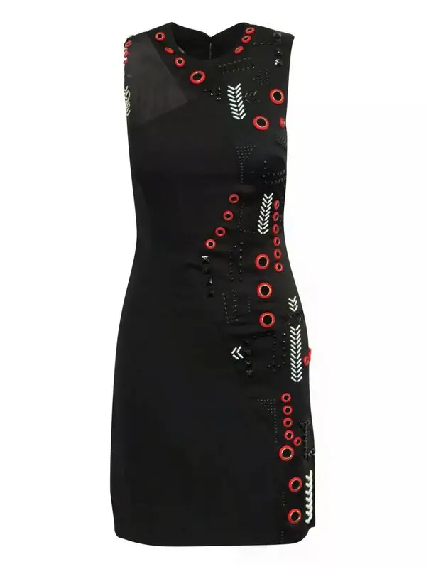 Versace Beaded Sleeveless Dress