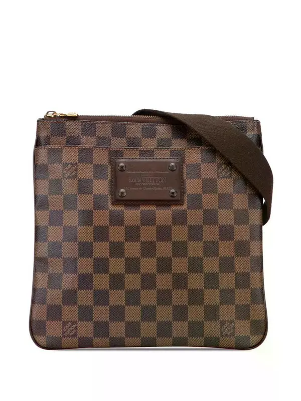 LOUIS VUITTON 2010 Damier Ebene Brooklyn Pochette