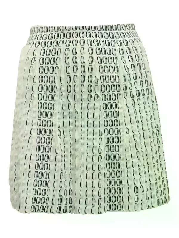 Alaïa Vertical Frill Detail Skirt