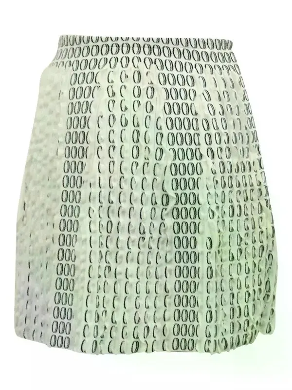 Alaïa Vertical Frill Detail Skirt