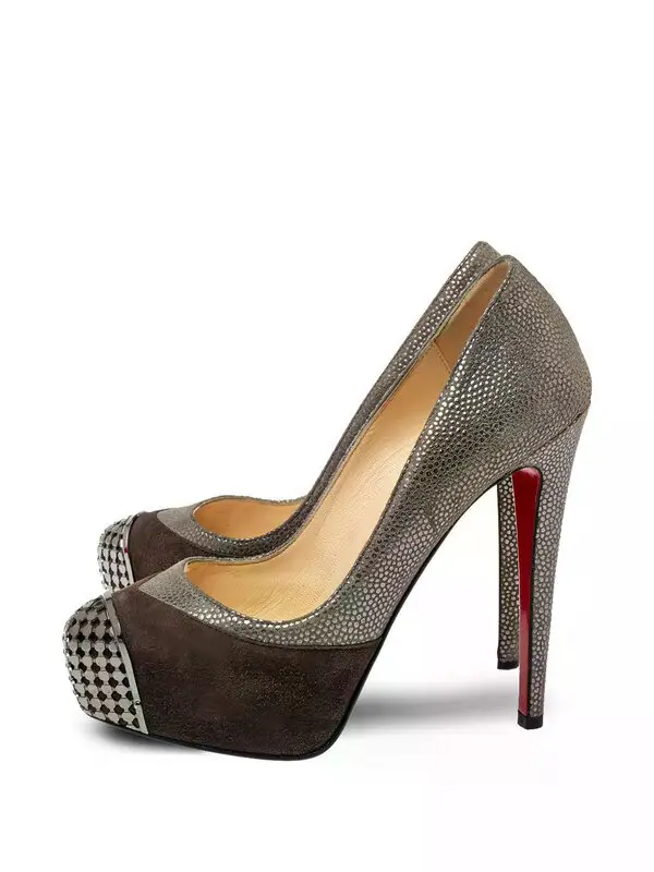 CHRISTIAN LOUBOUTIN Panelled Platform Pumps