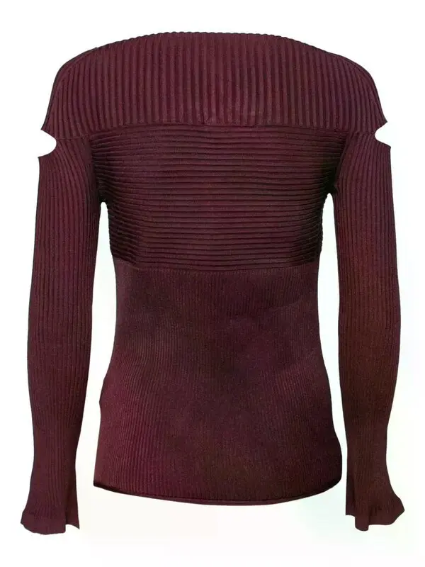 Cushnie Ribbed Knit Top