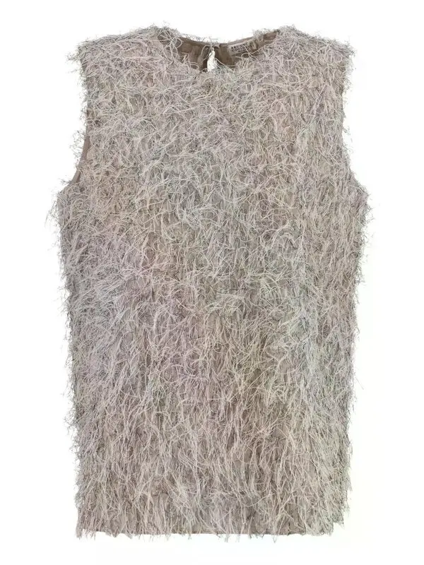 Brunello Cucinelli Vintage Lurex Fringed Top
