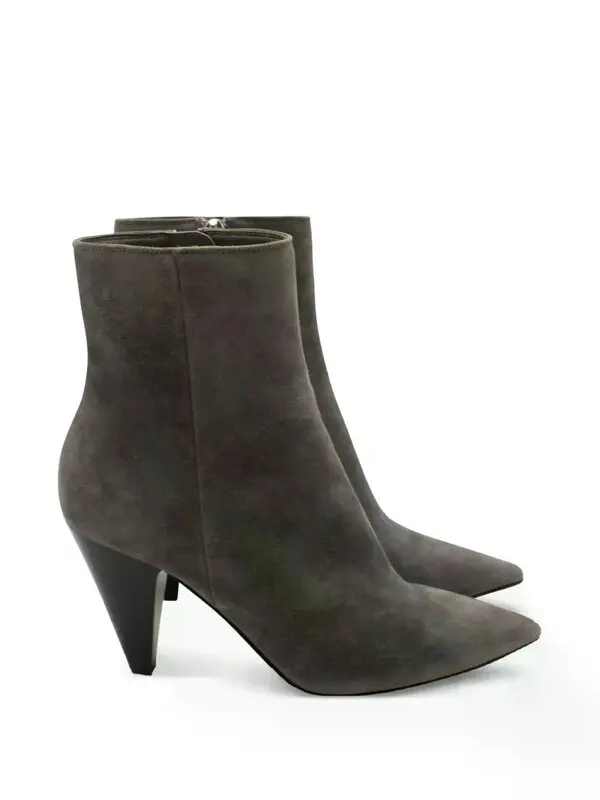 GIANVITO ROSSI Pointed-toe Suede Ankle Boots