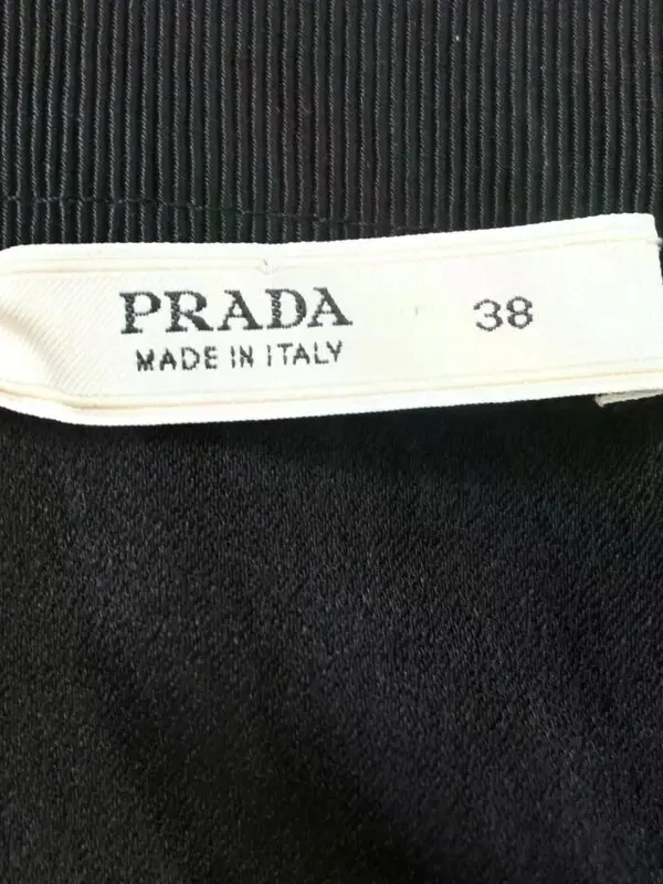 Prada Scrunch-detail Midi Skirt - Black