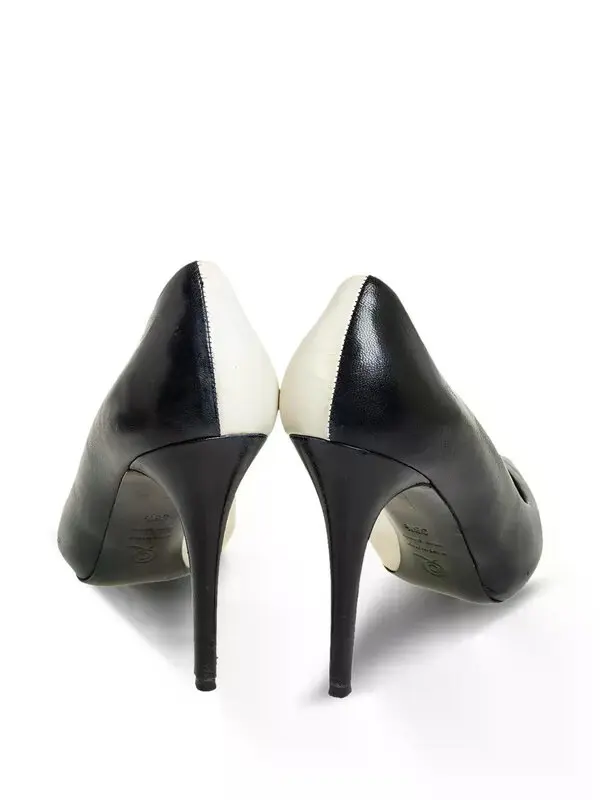 Alexander McQueen Peep-toe Leather Pumps