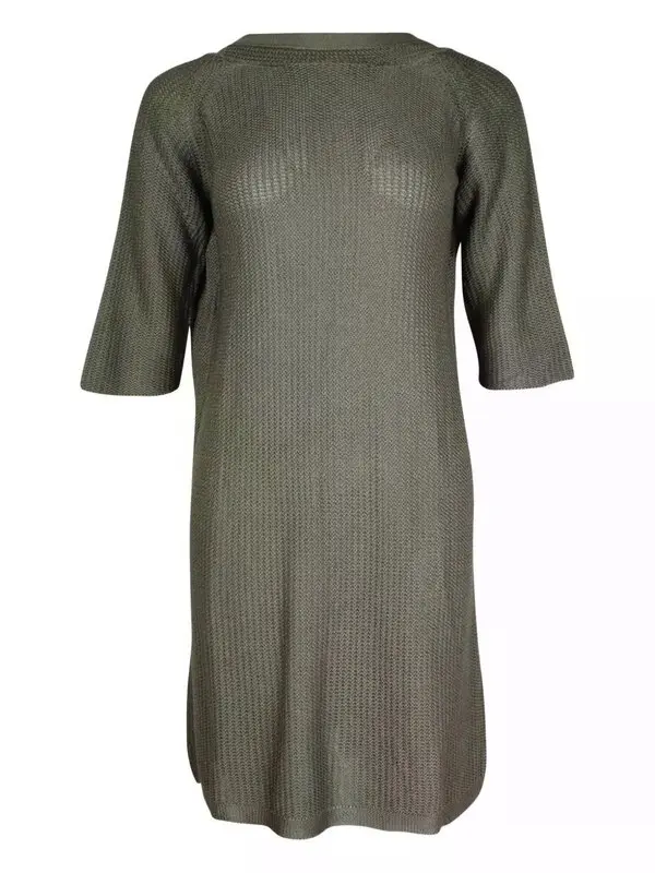 Hermès Crew-neck Silk Dress