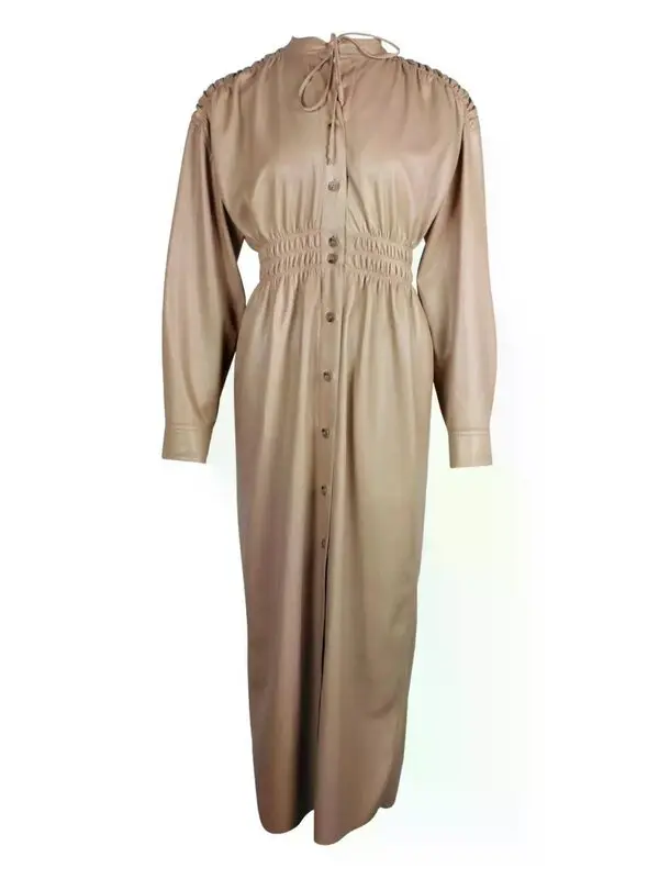 Nanushka Jayce Ruched Midi Dress