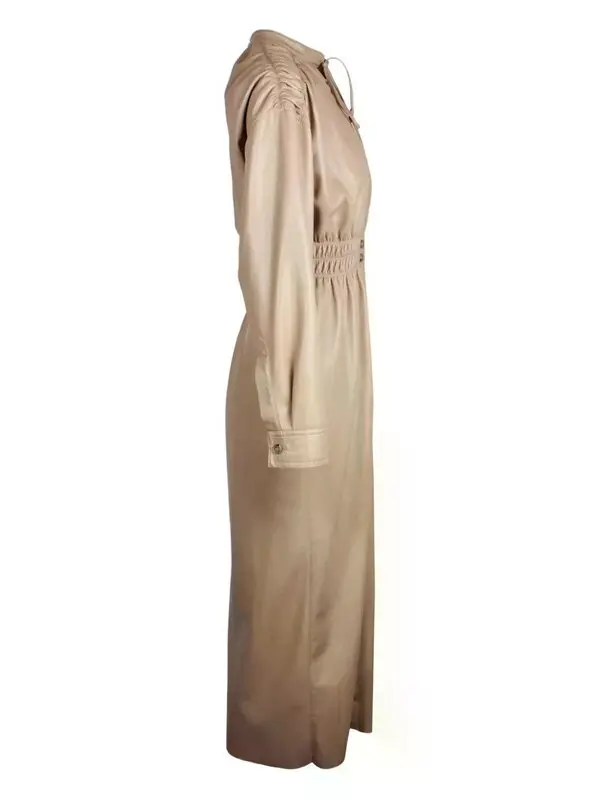 Nanushka Jayce Ruched Midi Dress