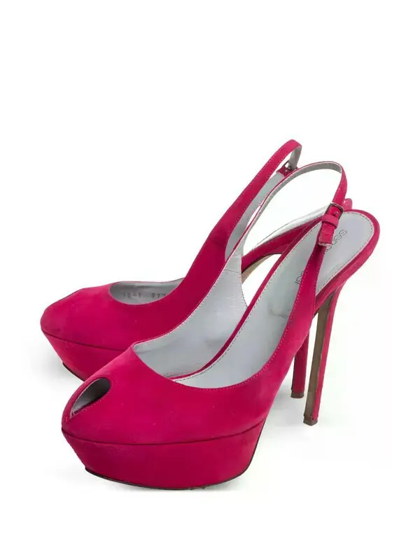 SERGIO ROSSI 140mm Suede Platform Pumps