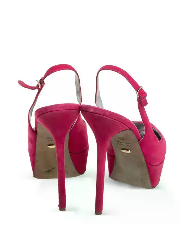 SERGIO ROSSI 140mm Suede Platform Pumps