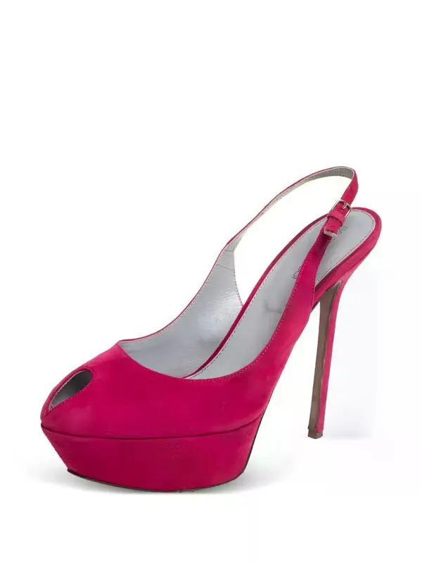 SERGIO ROSSI 140mm Suede Platform Pumps