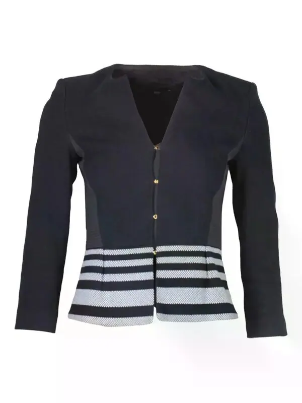 BOSS Jeisina Textured Striped Jacket