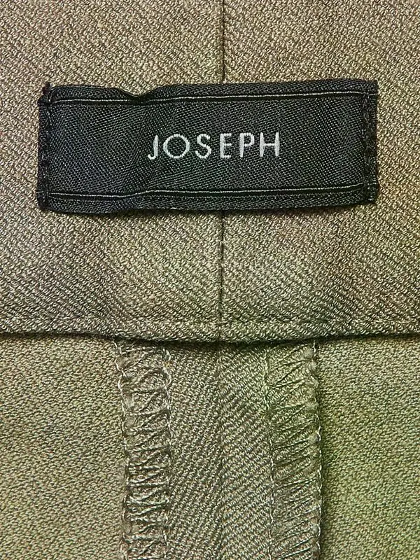 JOSEPH Straight-leg Trousers - Green