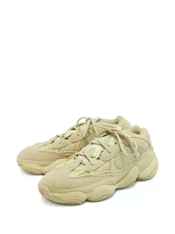 ADIDAS X YEEZY 500 Mesh-paneled Sneakers - Yellow