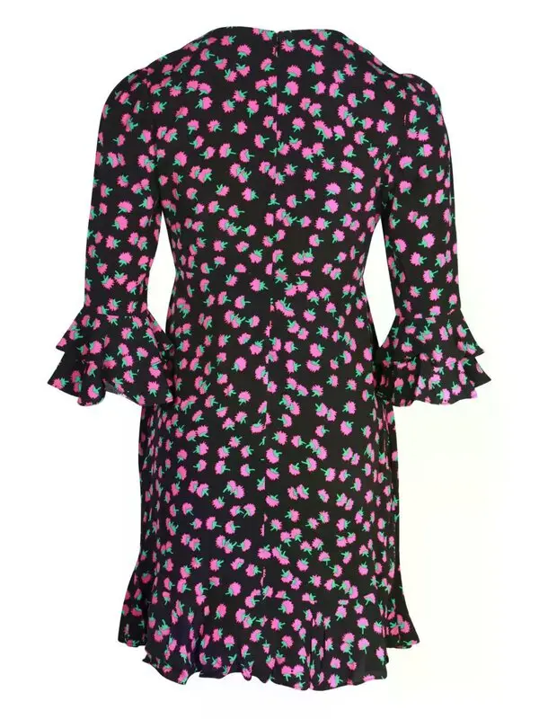 Diane Von Furstenberg Floral-print Mini Dress