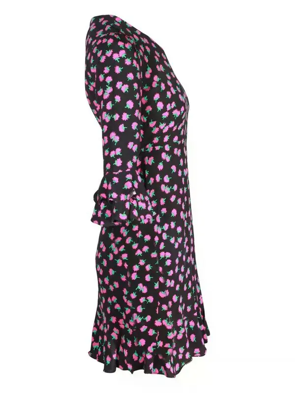 Diane Von Furstenberg Floral-print Mini Dress