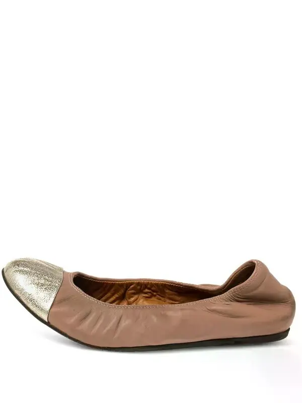 LANVIN Leather Ballet Flats