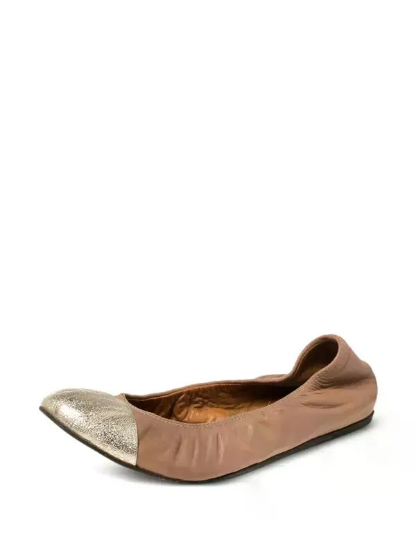 LANVIN Leather Ballet Flats