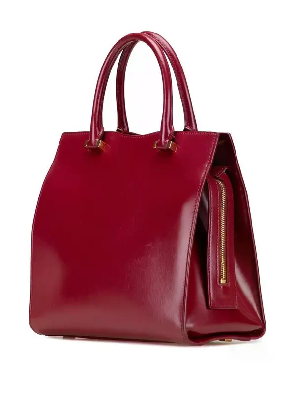 Saint Laurent Small Leather Uptown Satchel