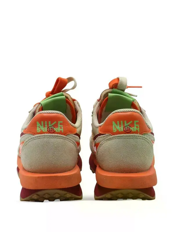 Nike X Sacai X Clot Ldwaffle Net Blaze Sneakers - Orange