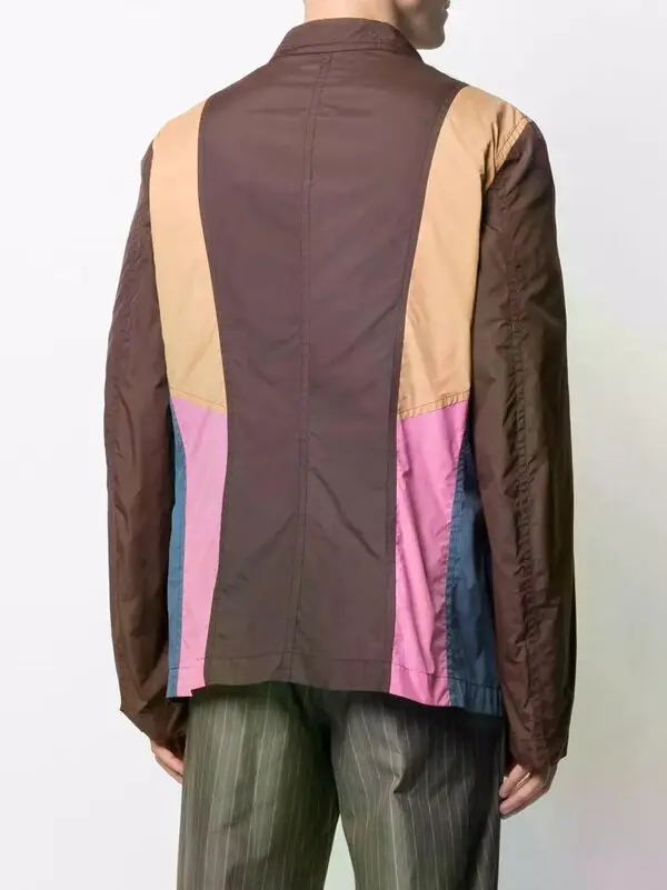 Comme Des Garçons 1990s Colour-block Single-breasted Jacket