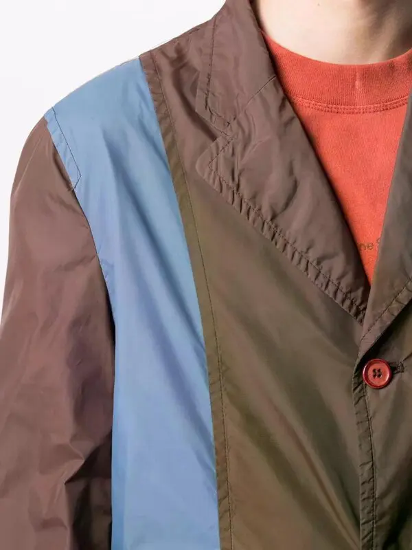 Comme Des Garçons 1990s Colour-block Single-breasted Jacket