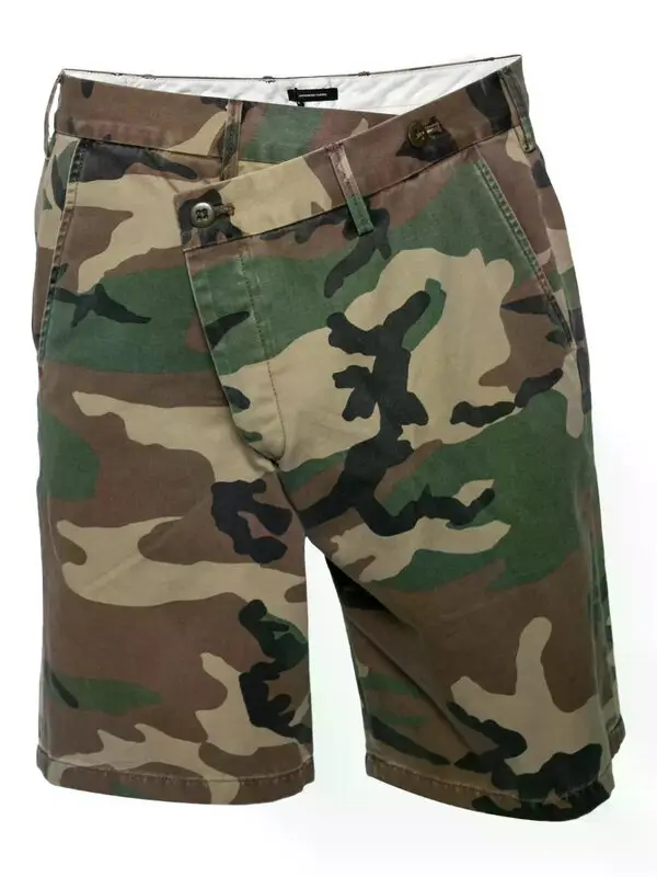 R13 Crossover Camouflage Shorts