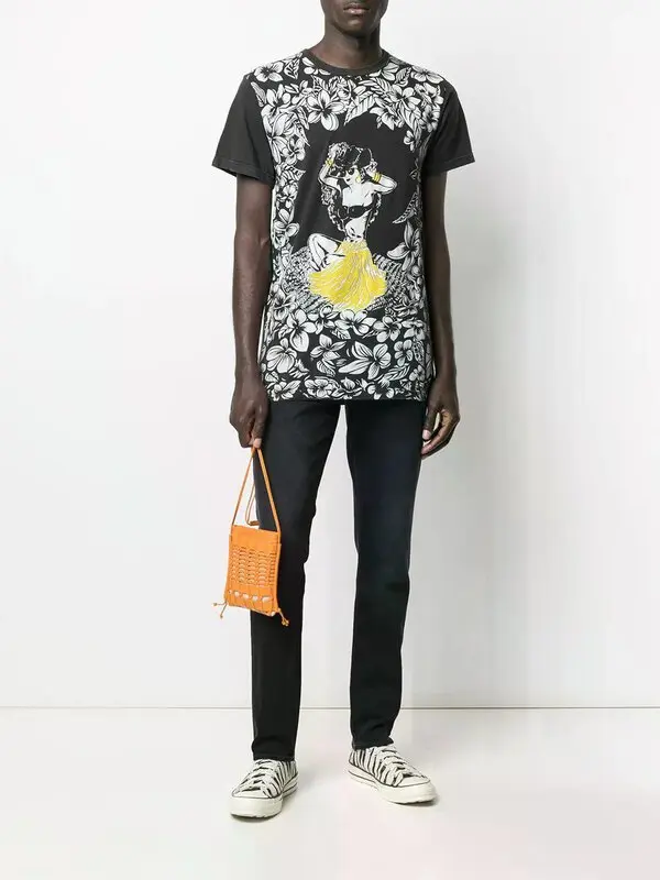 Moschino 1990s Hula Print T-shirt