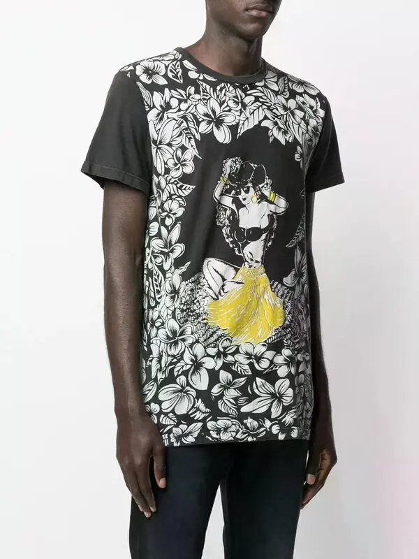 Moschino 1990s Hula Print T-shirt