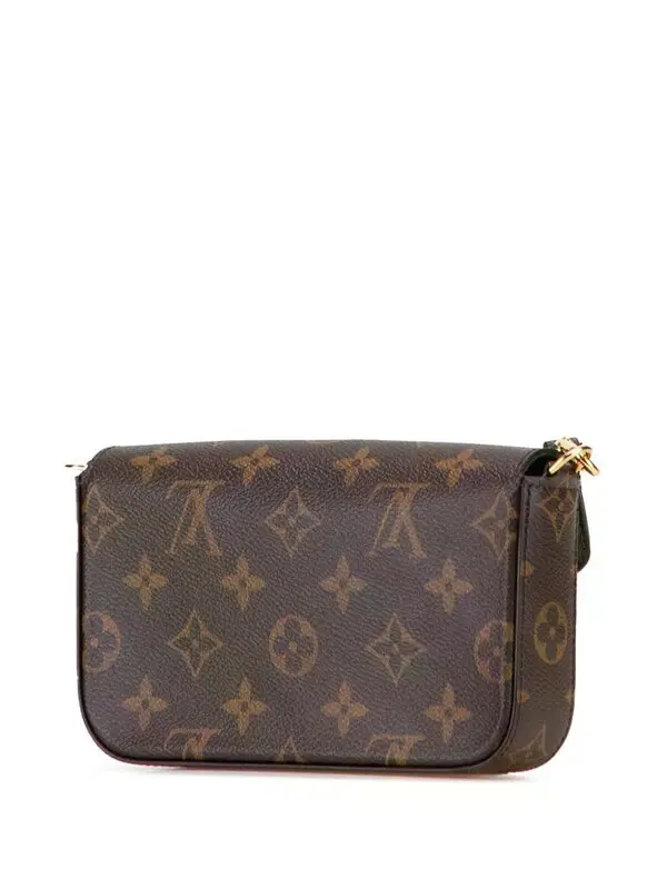 LOUIS VUITTON Monogram Felicie Strap And Go Crossbody Bag - Brown