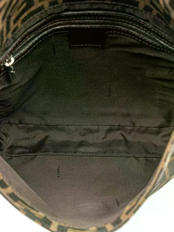 Fendi Zucca Canvas Shoulder Bag