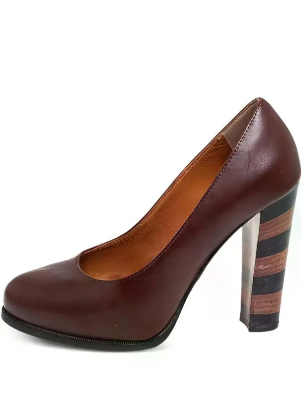Fendi 110mm Pequin Pumps