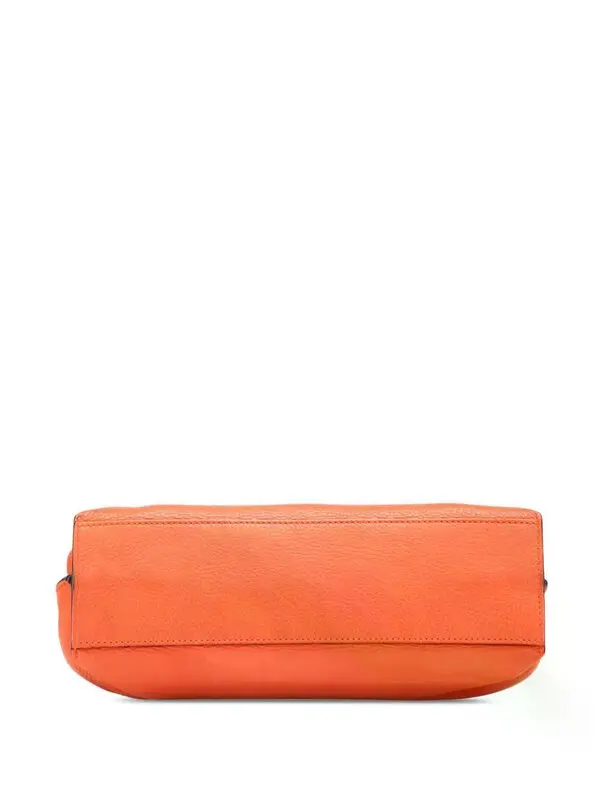 Gucci Leather Bamboo Daily Satchel - Orange