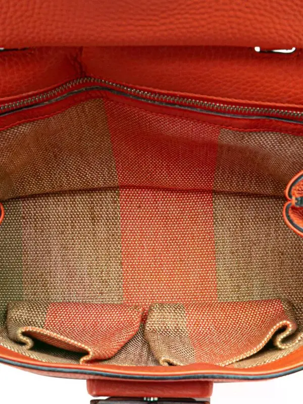 Gucci Leather Bamboo Daily Satchel - Orange