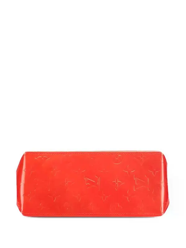 LOUIS VUITTON 2004 Monogram Vernis Reade Pm Handbag - Red