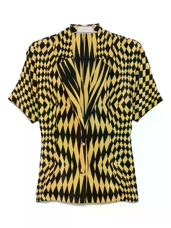 Versace 1970s Graphic-print Shirt