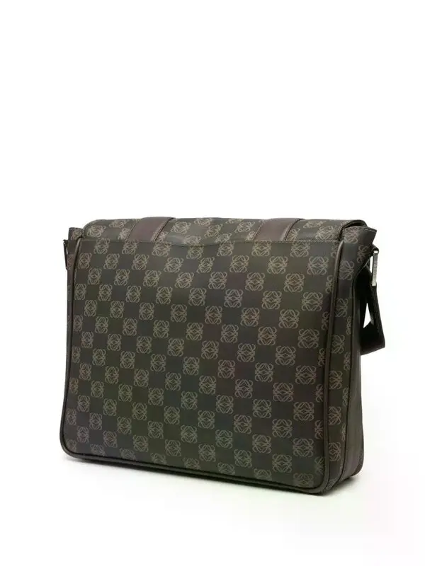Loewe Anagram Coated Canvas Flap Crossbody Bag