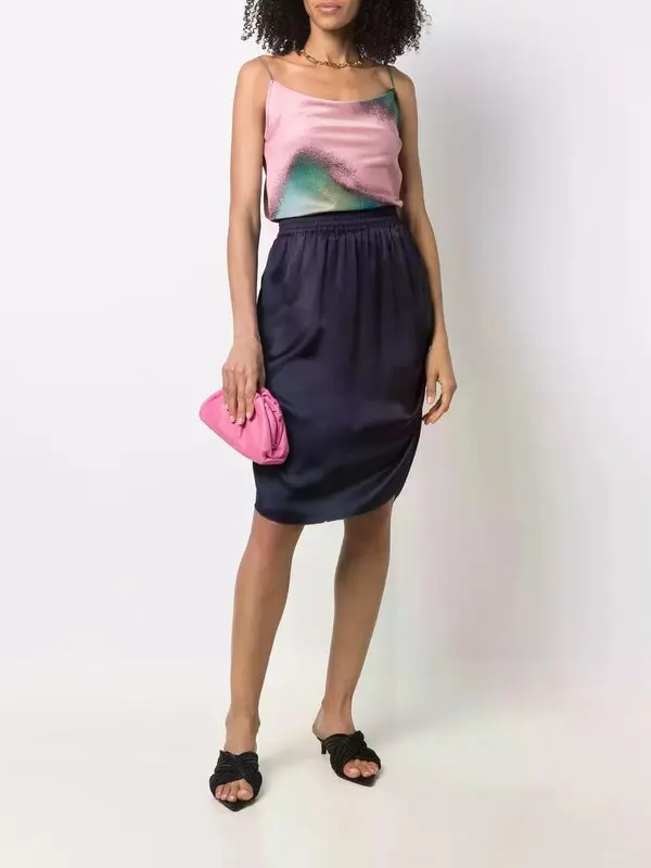 LANVIN 2008 Gathered Tulip Skirt