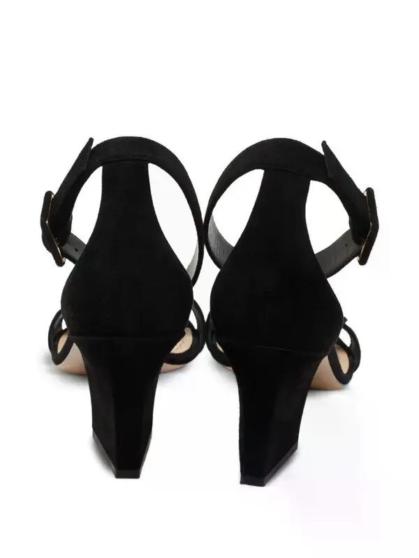 Dior 75mm Suede Buckle Sandals