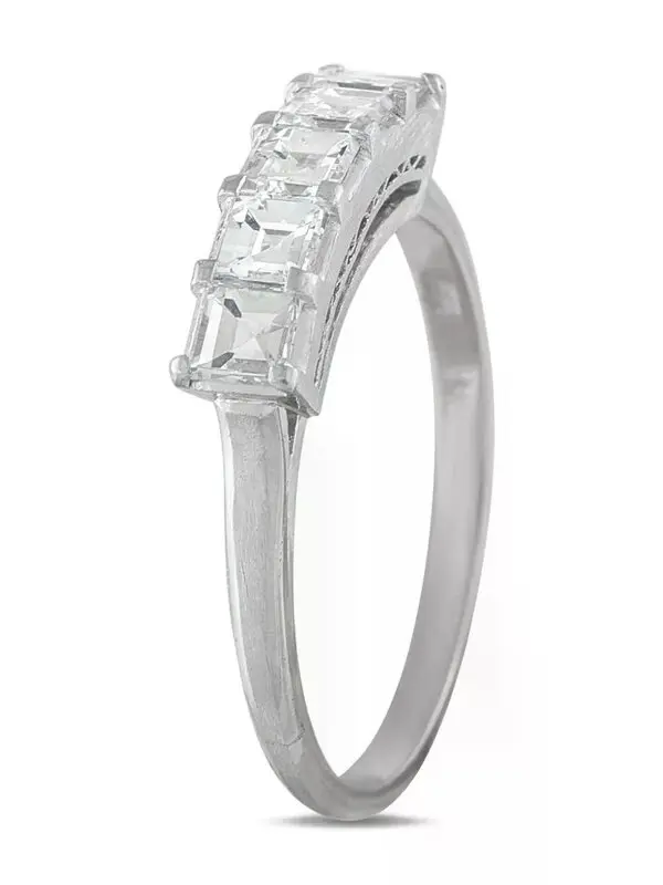 LB EXCLUSIVE Platinum Diamond Ring - Silver