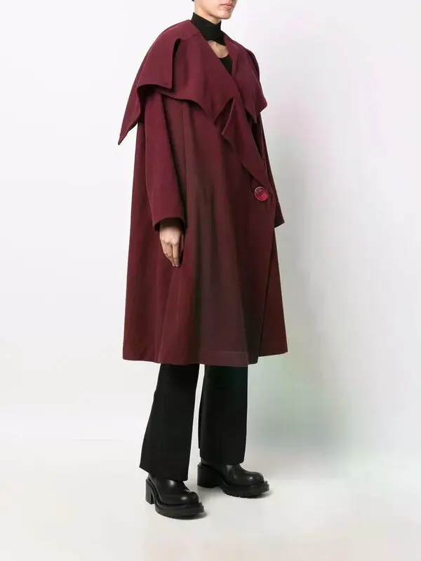 Issey Miyake 1980s Oversized Pleated Coat