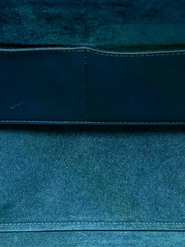 Celine 2015 Mini Tricolor Belt Bag Satchel - Blue