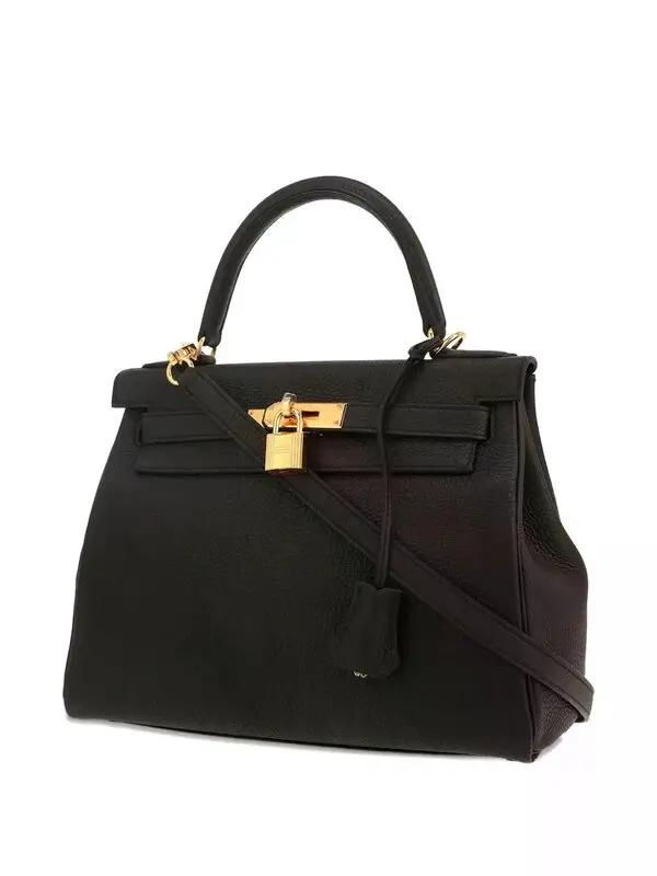 Hermès Kelly 28 Sellier Handbag - Black