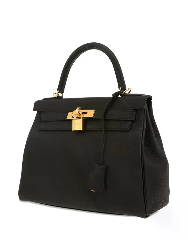 Hermès Kelly 28 Sellier Handbag - Black