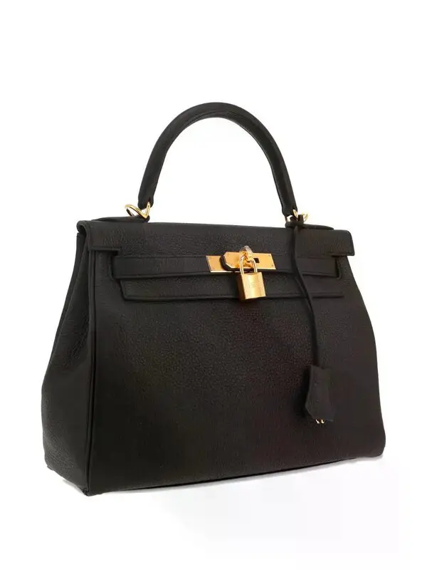 Hermès Kelly 28 Sellier Handbag - Black