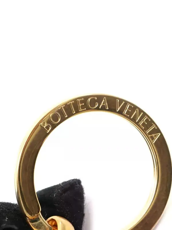 Bottega Veneta Intrecciato Keyring - Green